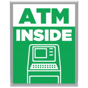 ATM Inside | Poster Frame Insert | Stock Signs and Frames