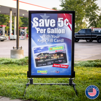 Classic Curb Sign Frame - Small - Wilde Signs