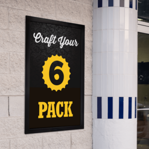 Wall Mount Snap Lock Sign Frame - Small - Wilde Signs