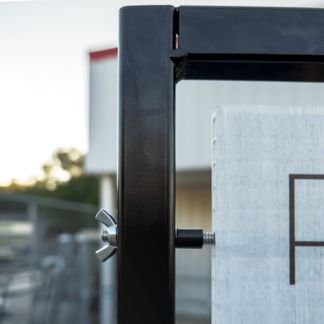 Free Standing 4 Panel Sign Frame - Wilde Signs - Pavement Sign Frame