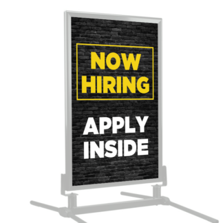 Now Hiring - Apply Inside | Poster Frame Insert | Stock Signs and Frames