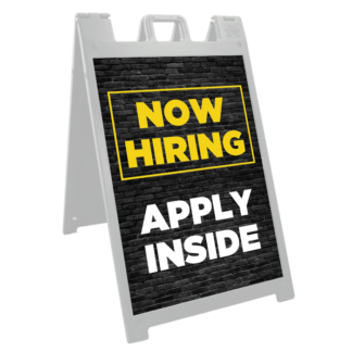 Now Hiring - Apply Inside | Signicade Insert | Stock Signs and Frames