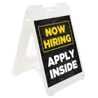 Now Hiring - Apply Inside | Signicade Insert | Stock Signs and Frames