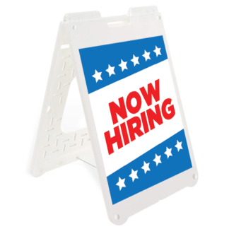 Now Hiring | Signicade Insert | Stock Signs and Frames