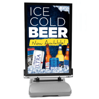 Portable Water Base Sign Frame - Wilde Signs - Pavement Sign Frame