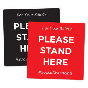 Please Stand HereFloor Graphic Pack - Wilde Signs
